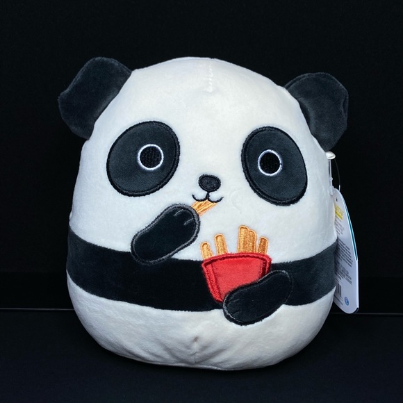 Squishmallows | Toys | Squishmallow Stanley The Panda Eating Fries 75 ...